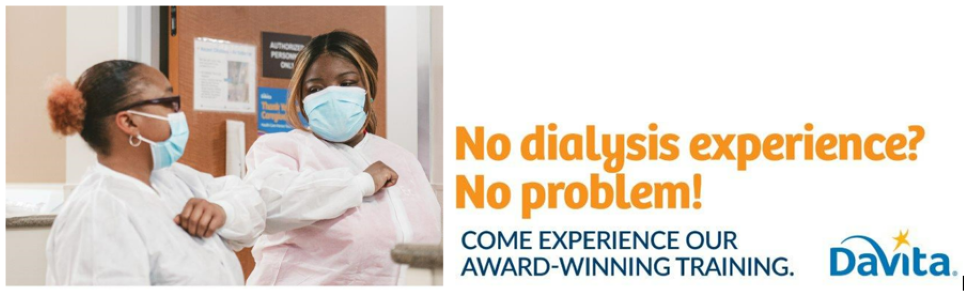 DaVita Hiring Event for Patient Care Technicians 5/19 | DaVita Kidney Care